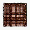 Wenty Kaia 8-Slat Reddish Brown Wood Interlocking Deck Tile (Set Of 10 ...