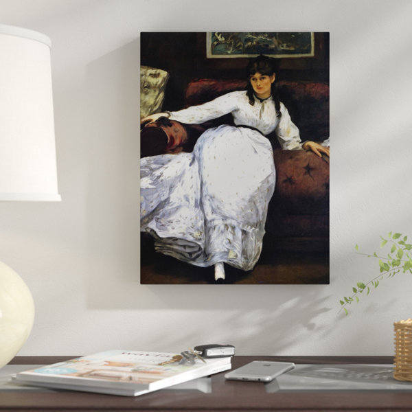 Vault W Artwork Berthe Morisot; Le Repos On Canvas by Edouard Manet ...