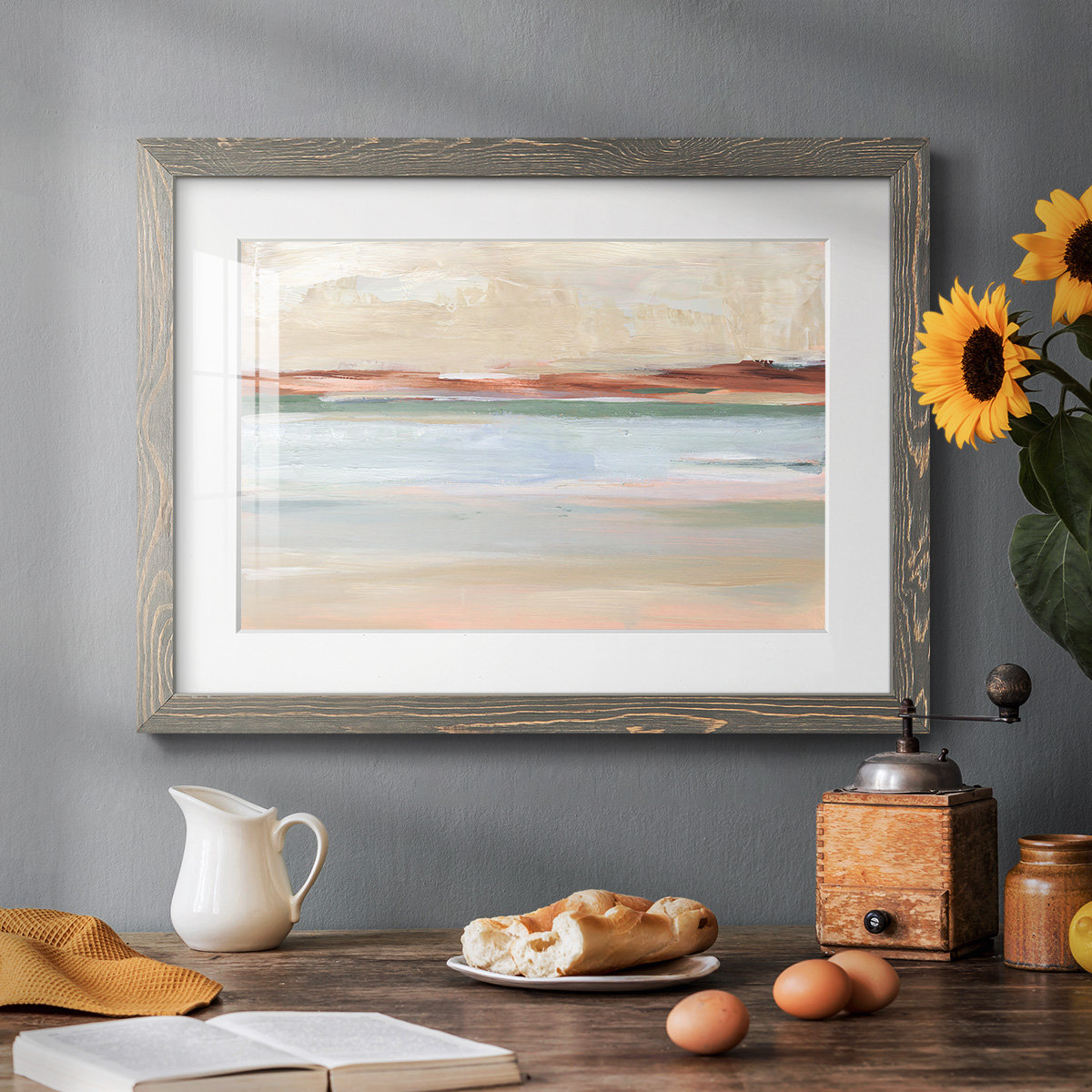 Ivy Bronx Sienna Horizon II - Single Picture Frame Print | Wayfair