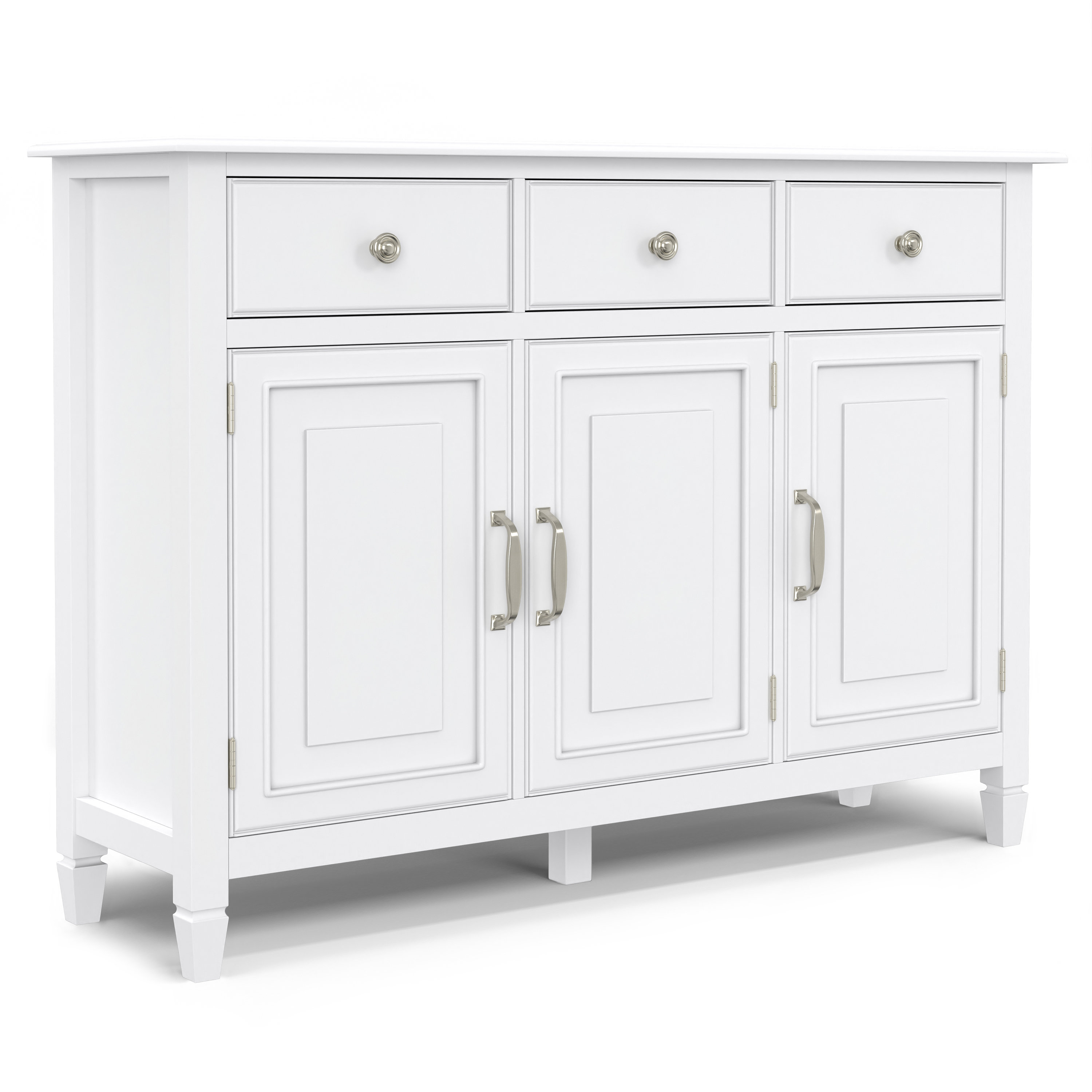 Simpli Home Connaught Solid Wood Wide Entryway Storage Cabinet ...