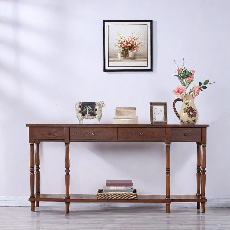 Canora Grey Solid Wood Console Table | Wayfair