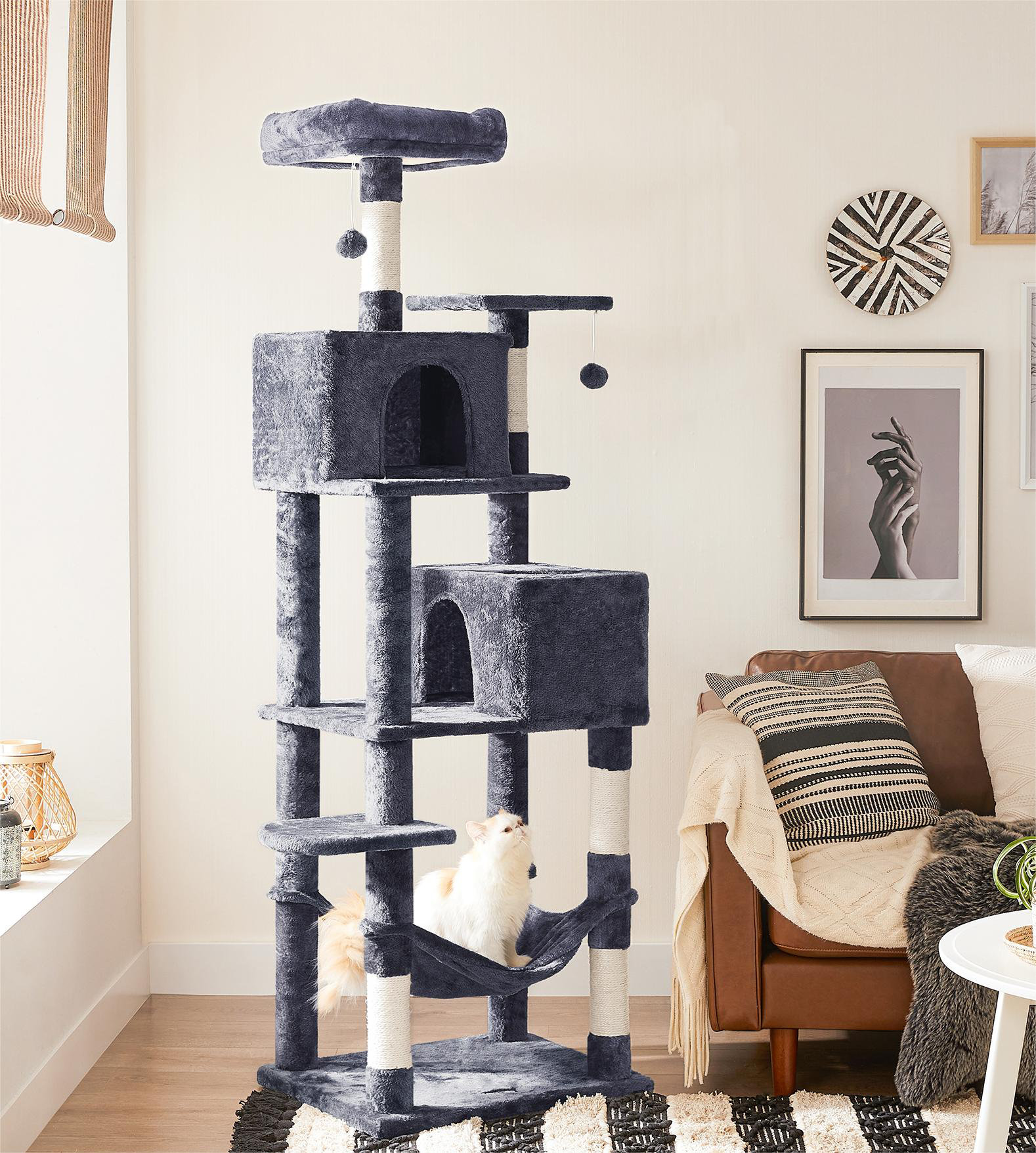 Tucker Murphy Pet™ Cat Tree Multi Level Play Tower Condo Cat Sisal ...