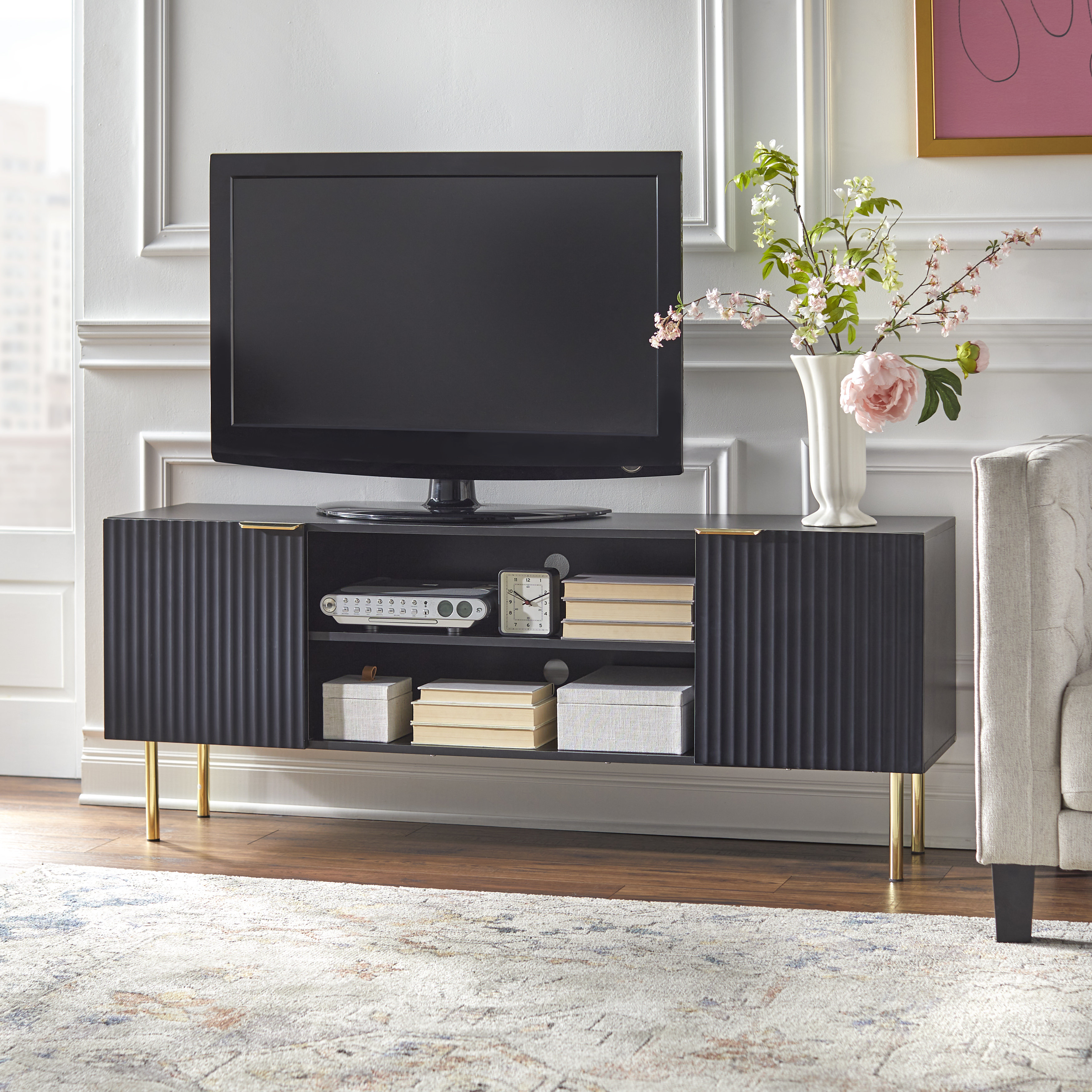 Mercer41 Meuble télé pour téléviseur de 65 po ou moins Jarlyn et Commentaires - Wayfair Canada