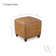 WoodbridgeFurniture Hassek 18" Square Cube Ottoman & Reviews | Perigold