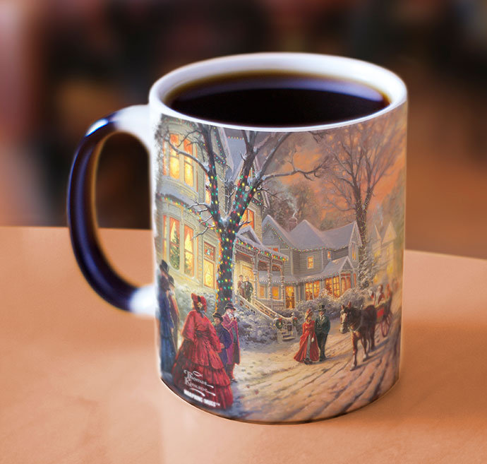 The Holiday Aisle® Selleck A Victorian Christmas Mugs Heat-Changing ...