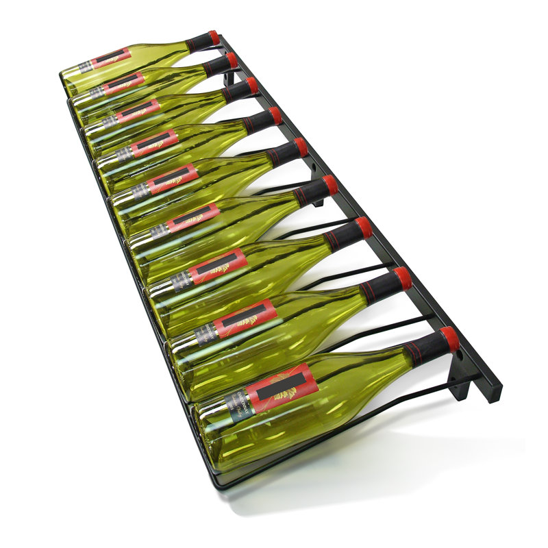 Epicureanist Vinotemp Epicureanist 9-Bottle Wall-Mounted Display Rack ...