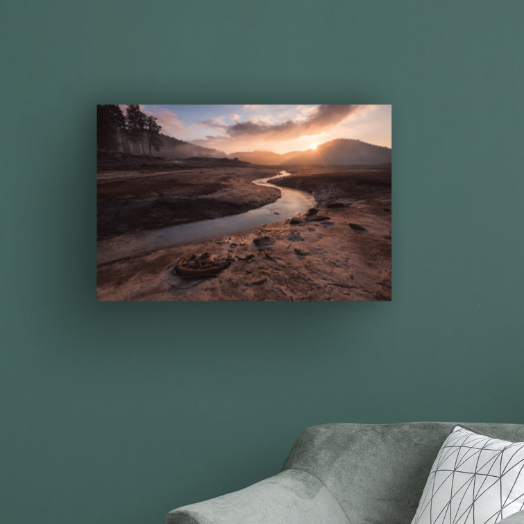 Millwood Pines Rodopi Sunrise by Milen Dobrev - Wrapped Canvas ...