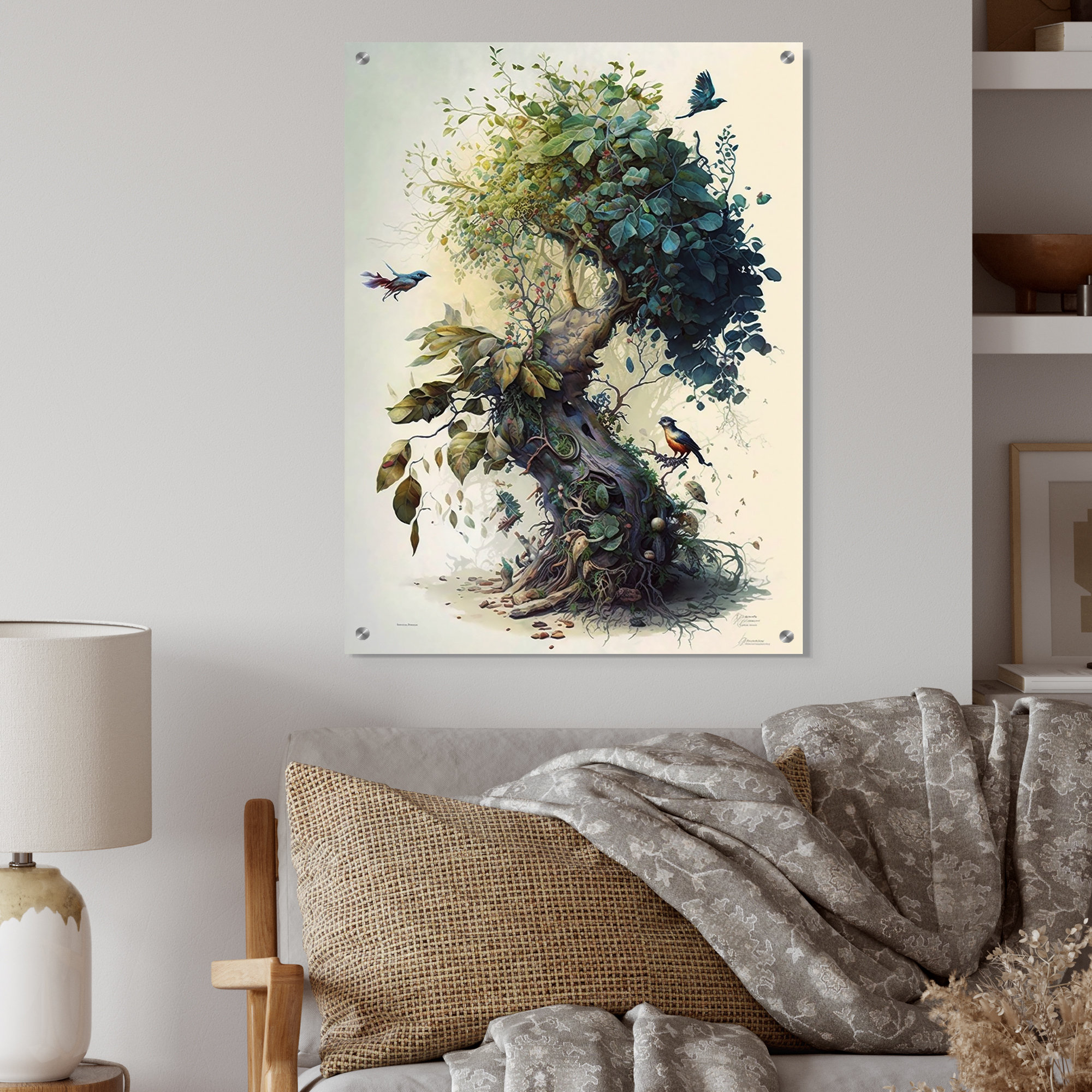 Lark Manor™ Tree In Nature - Tree Acrylic Wall Art Modern | Wayfair