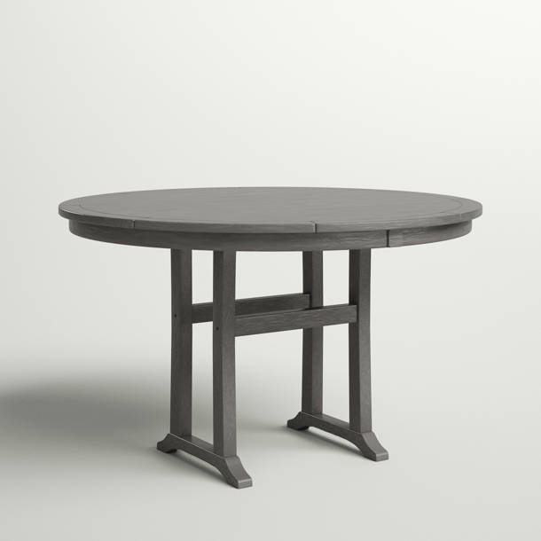 POLYWOOD® Nautical Trestle 48" Round Dining Table & Reviews | Wayfair