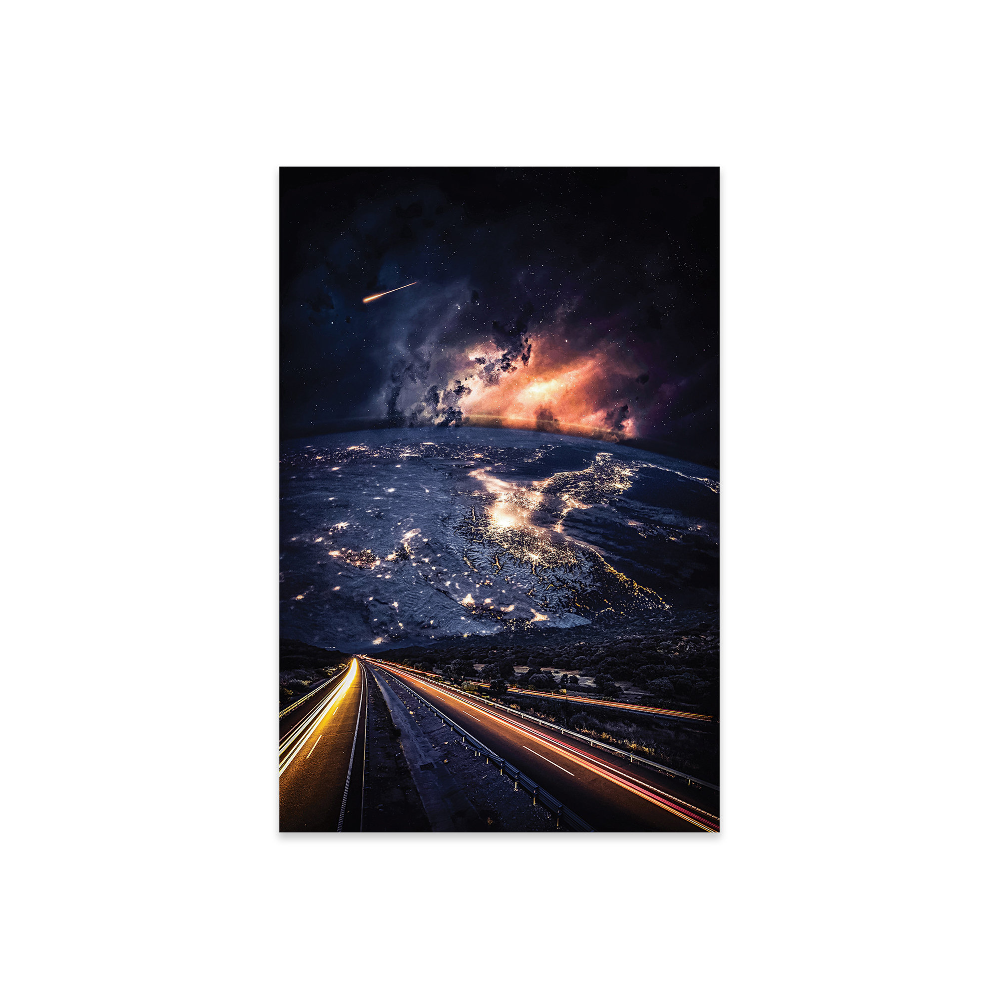 Millwood Pines Golden Space Trails to Planet Earth by Gen Z - No Frame ...