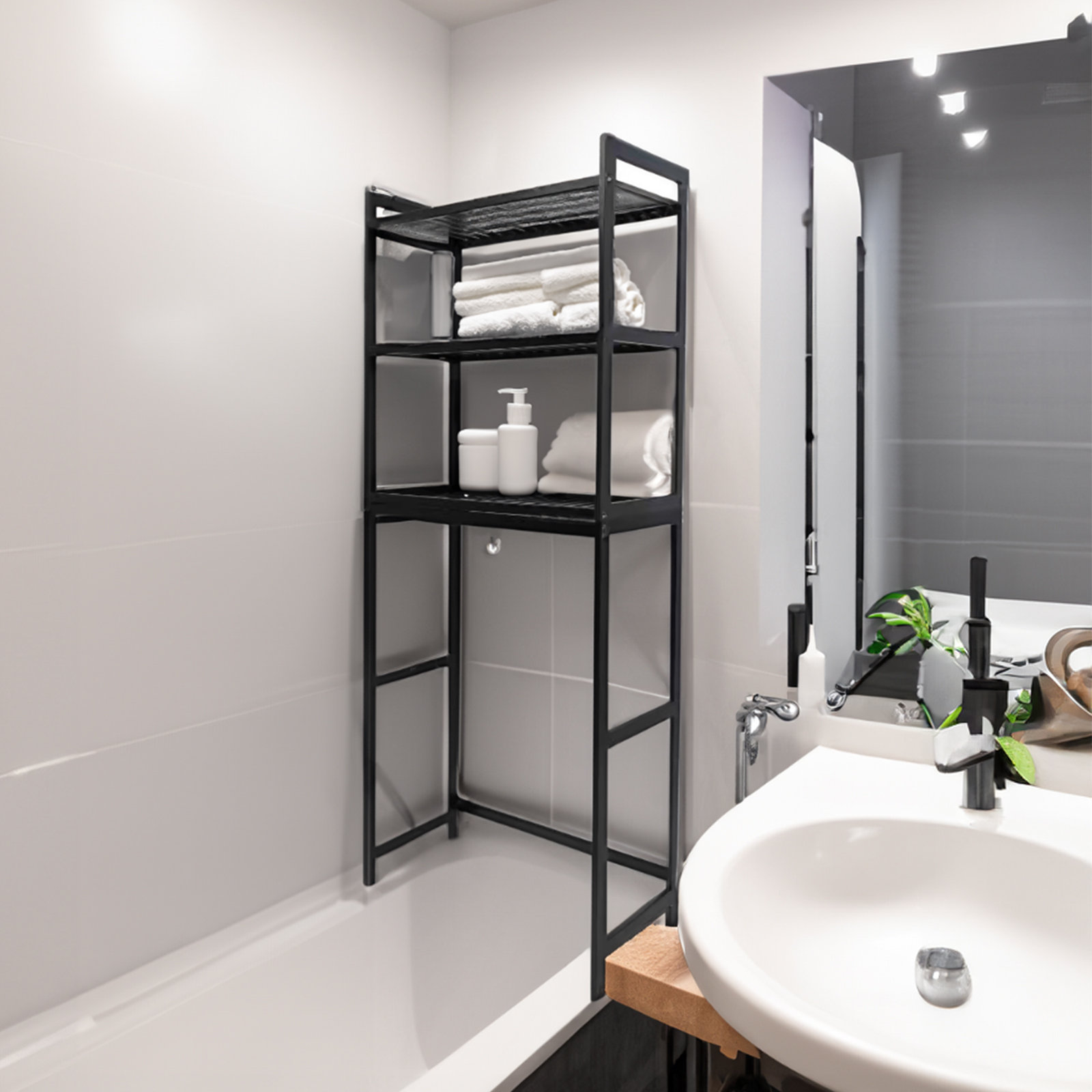 Rebrilliant Bathroom Storage Rack | Wayfair