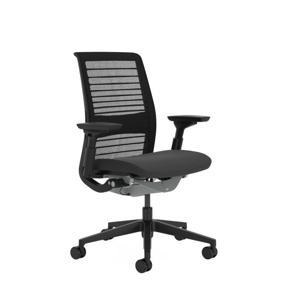 Steelcase Think Ergonomic Office Chair With LiveBack Lumbar Support, 4D ...