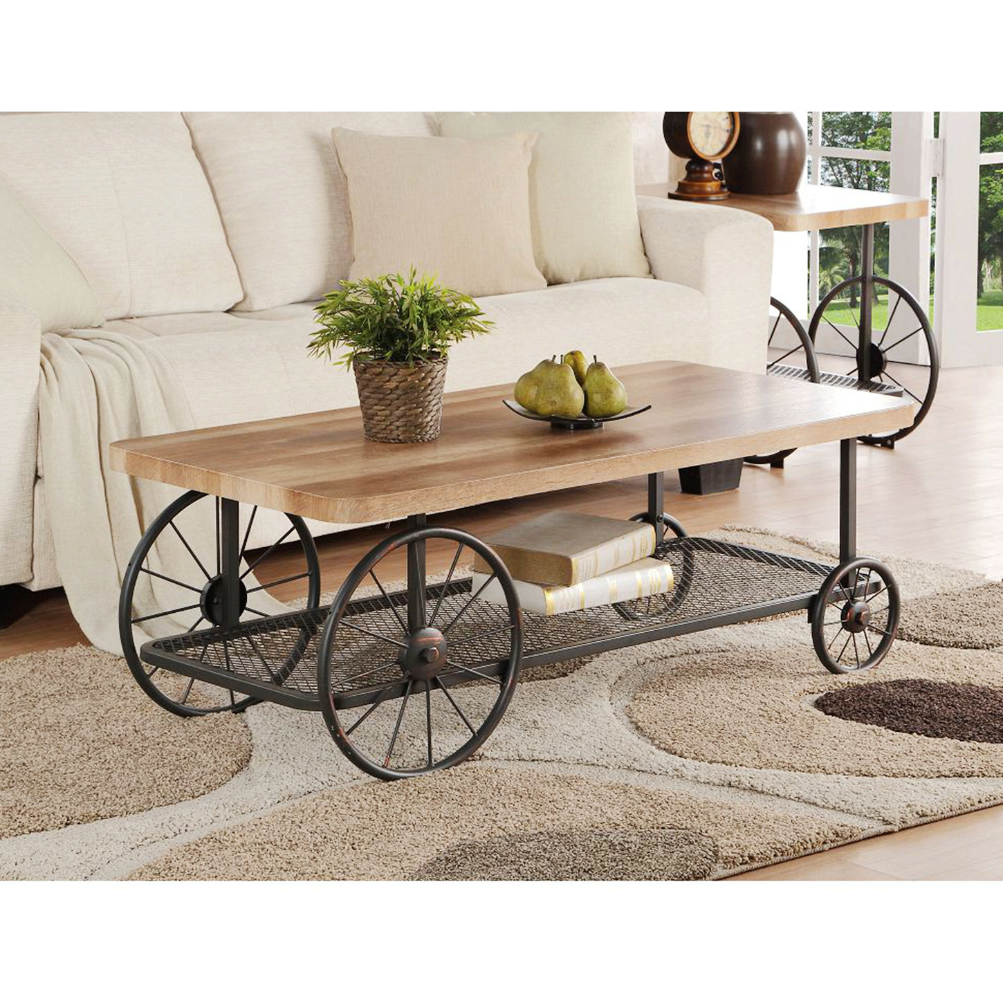 Williston Forge Kaleisha Solid Wood Top Single Coffee Table - Wayfair ...