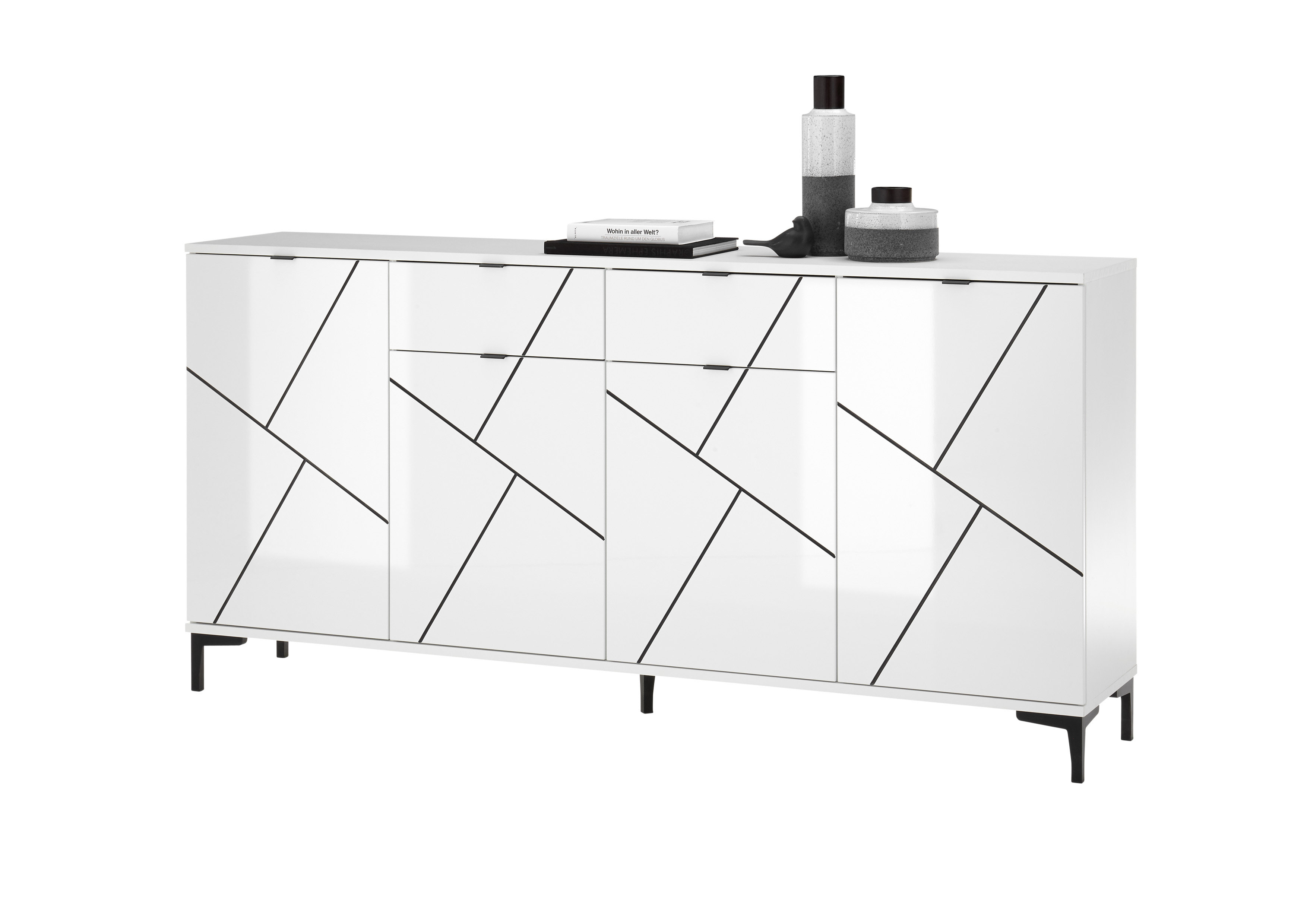 Metro Lane 184cm Wide 2 Drawer Sideboard | Wayfair.co.uk