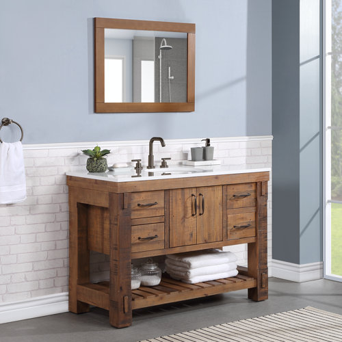 Farmhouse & Rustic 48 inches Bathroom Vanities | Birch Lane