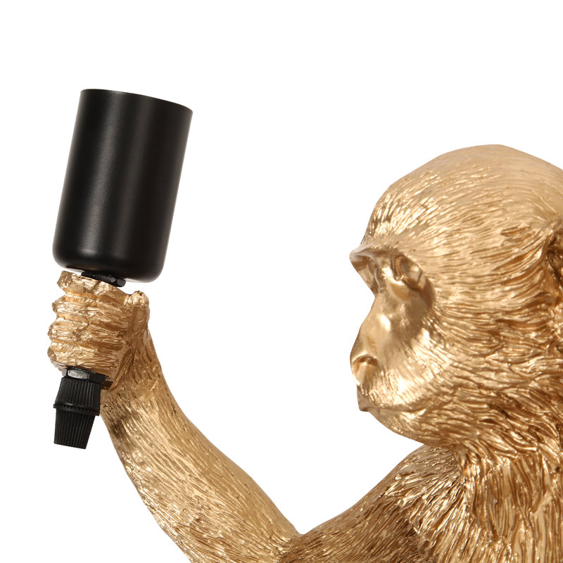 Trinx Sornson Creative Nordic Resin Monkey Wall Light & Reviews | Wayfair