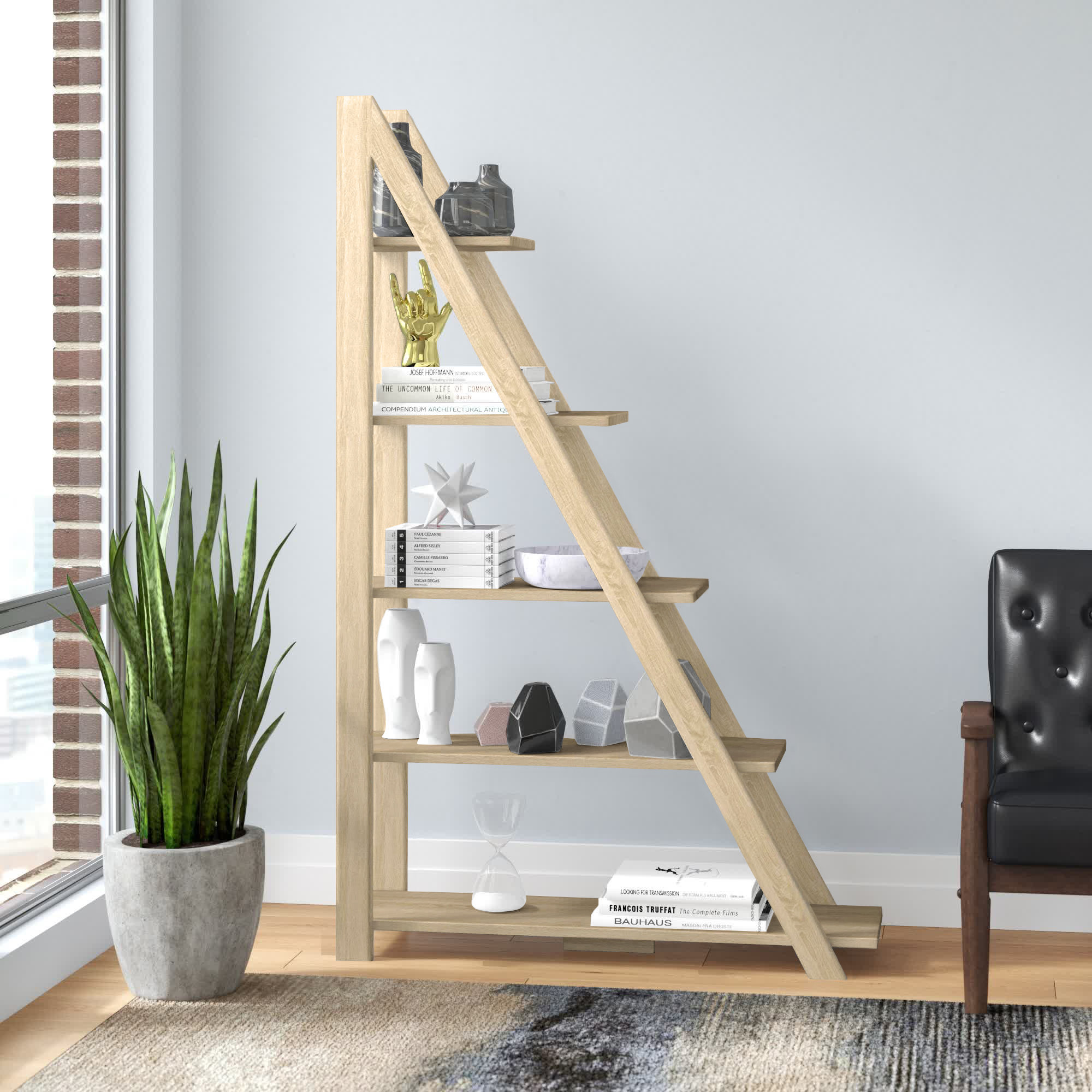 George Oliver Niven 69.7'' H x 43.3'' W Standard Bookcase & Reviews ...