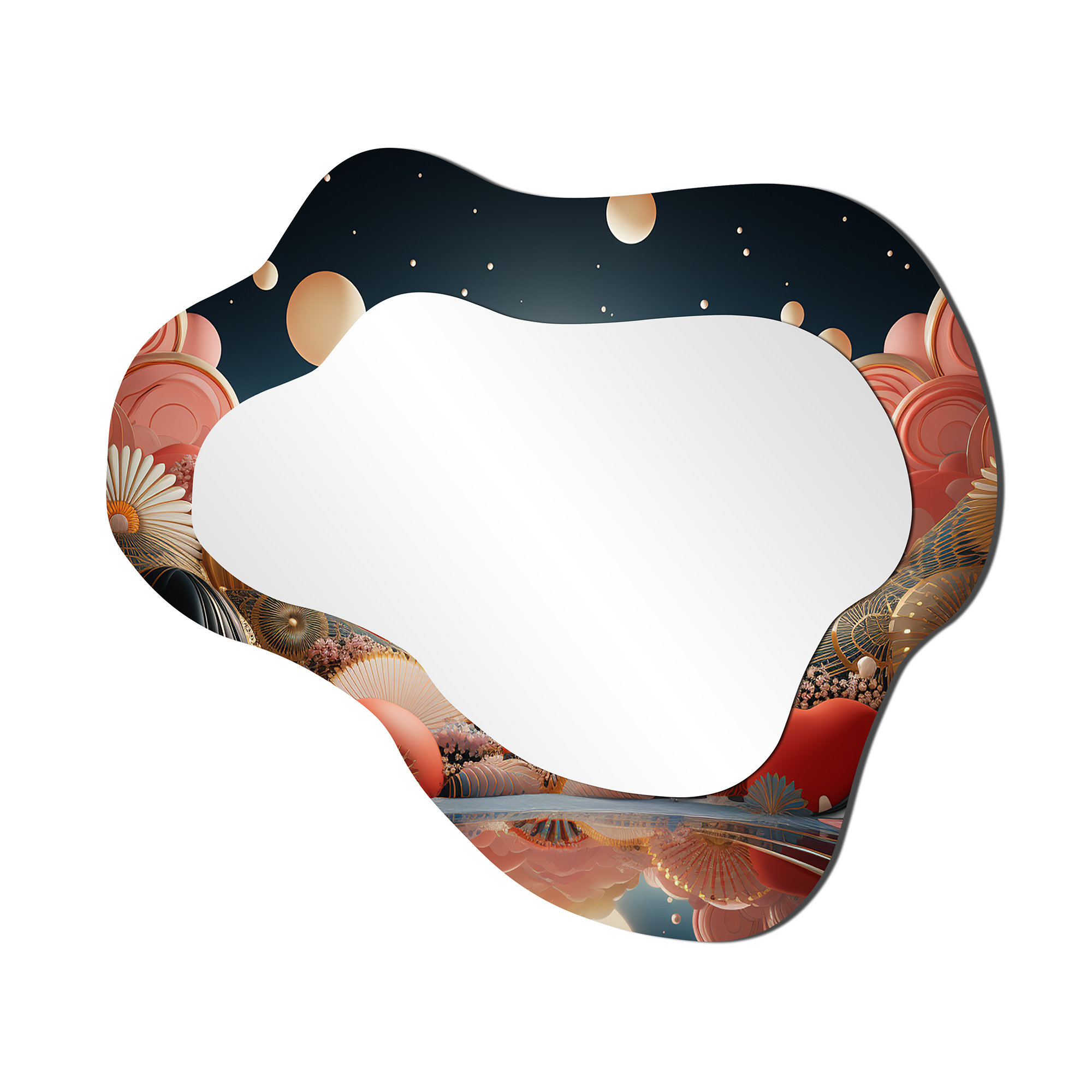 Ivy Bronx Sublime Moonlight Fantasies - Irregular Abstract Landscapes ...