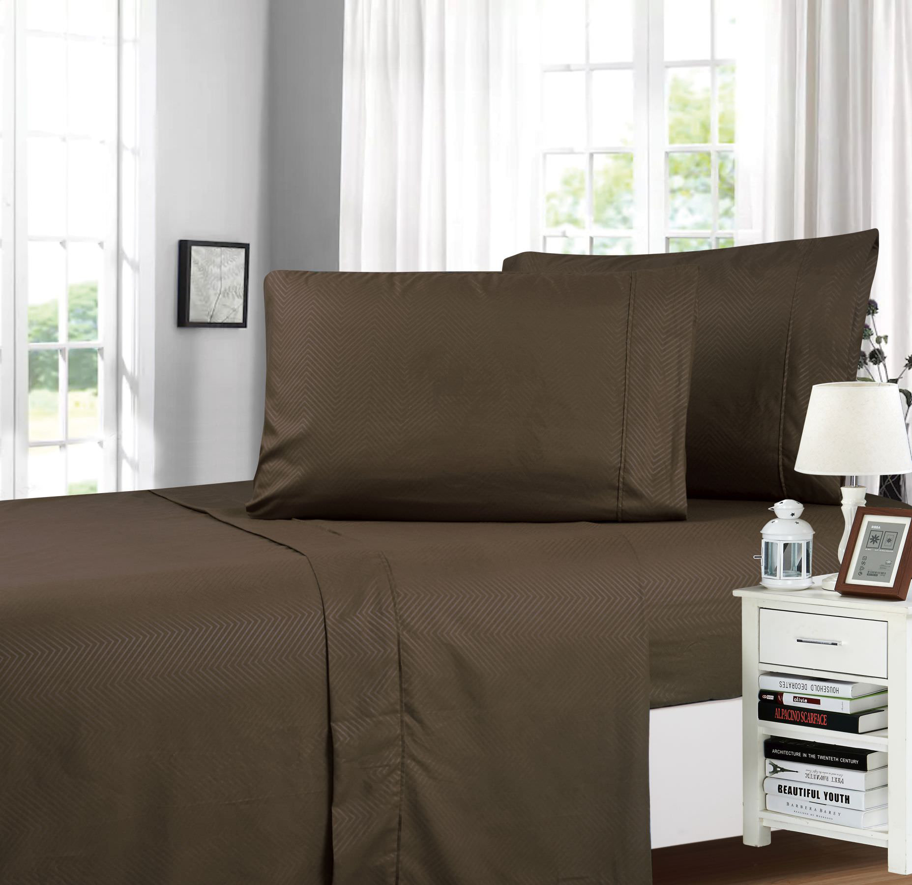 Ben and Jonah Chevron Embossed Sheet Set | Wayfair