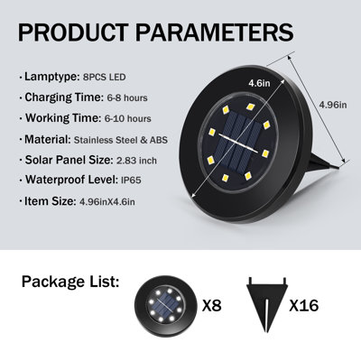Haitral Paradise By NEX Low Voltage Solar Powered Integrated LED Metal ...