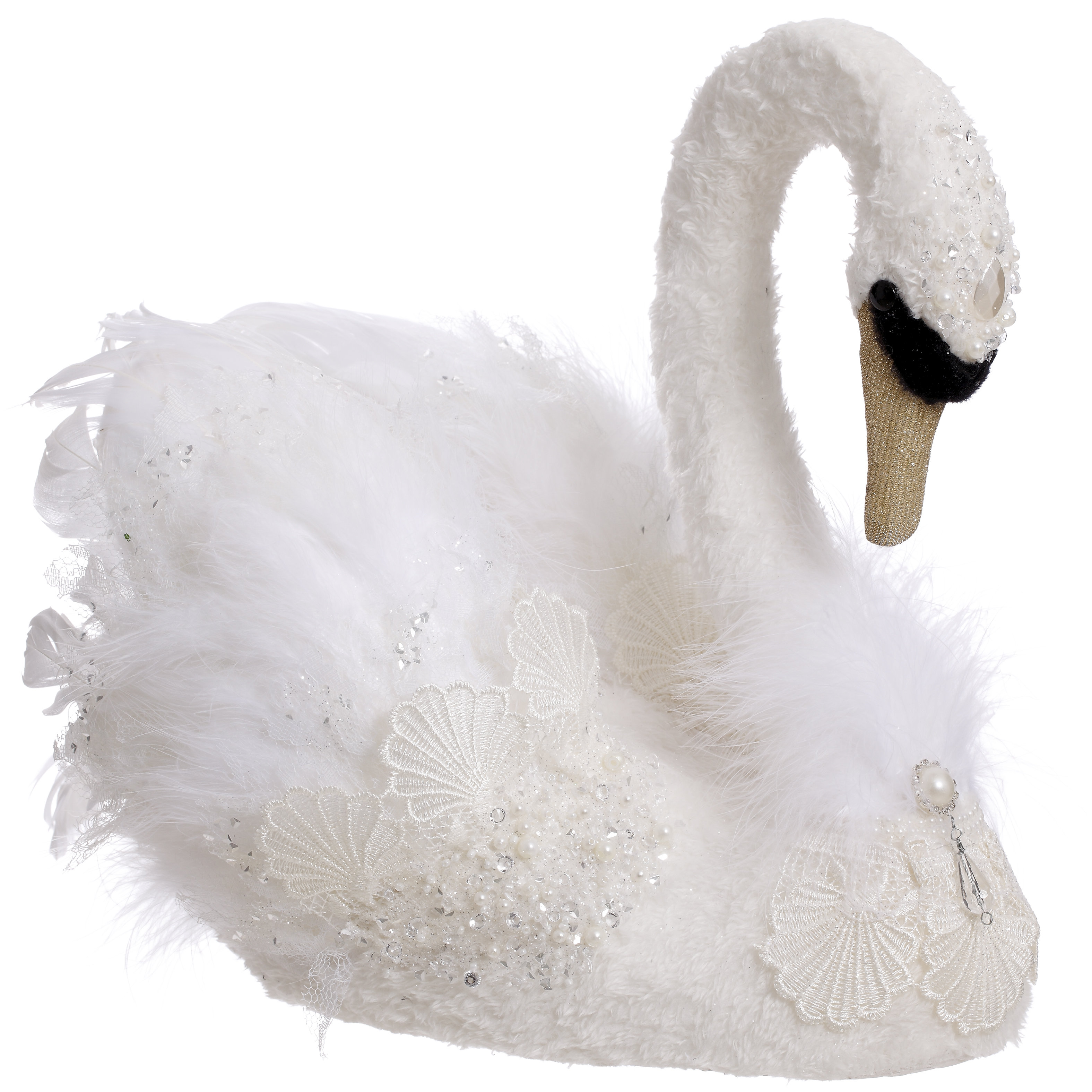 Mark Roberts Snow Swan - 13 X 11.5 Inches | Perigold