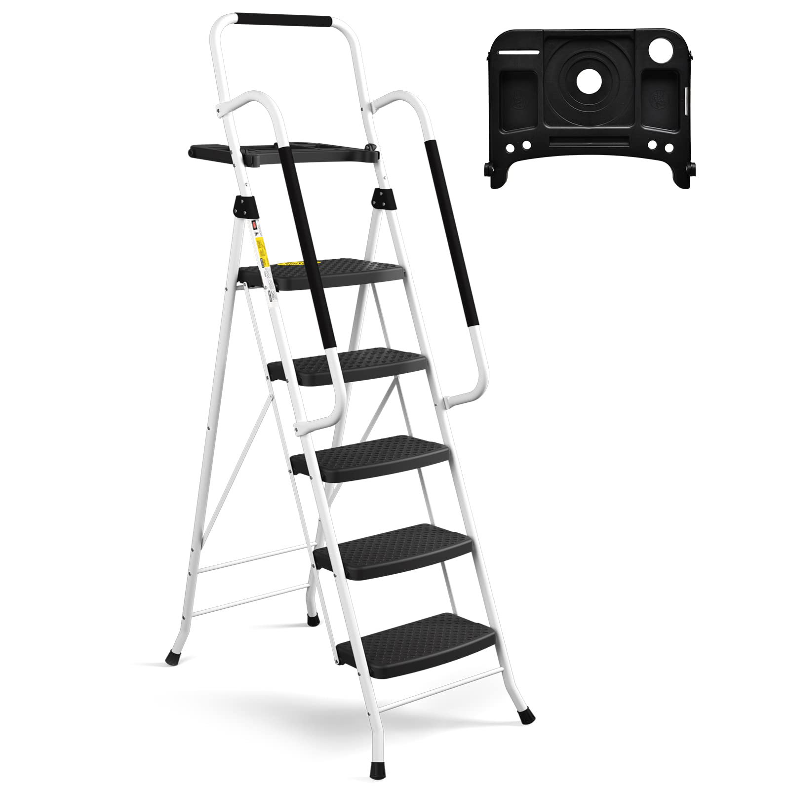 WFX Utility™ Miraloma 5.88' Steel Folding Step Ladder | Wayfair