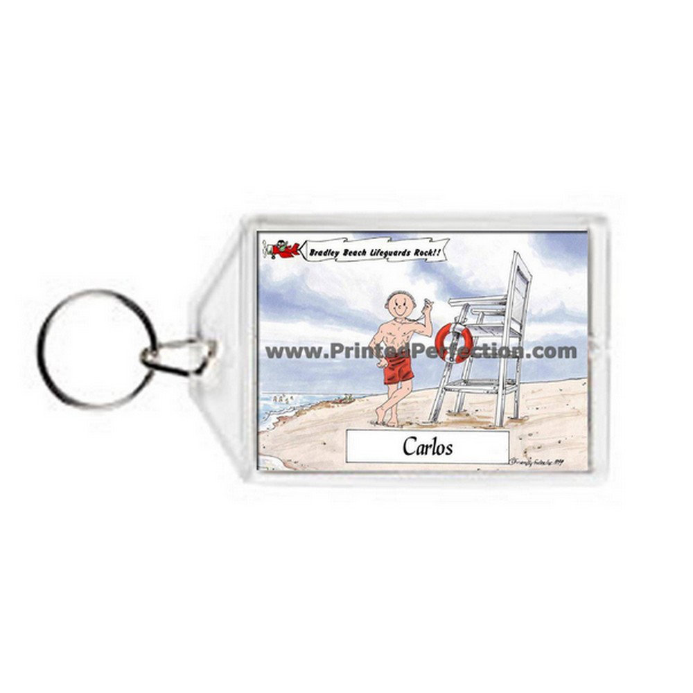 Printed Perfection Personalized Lifeguard - Male Acrylic Key Chain ...