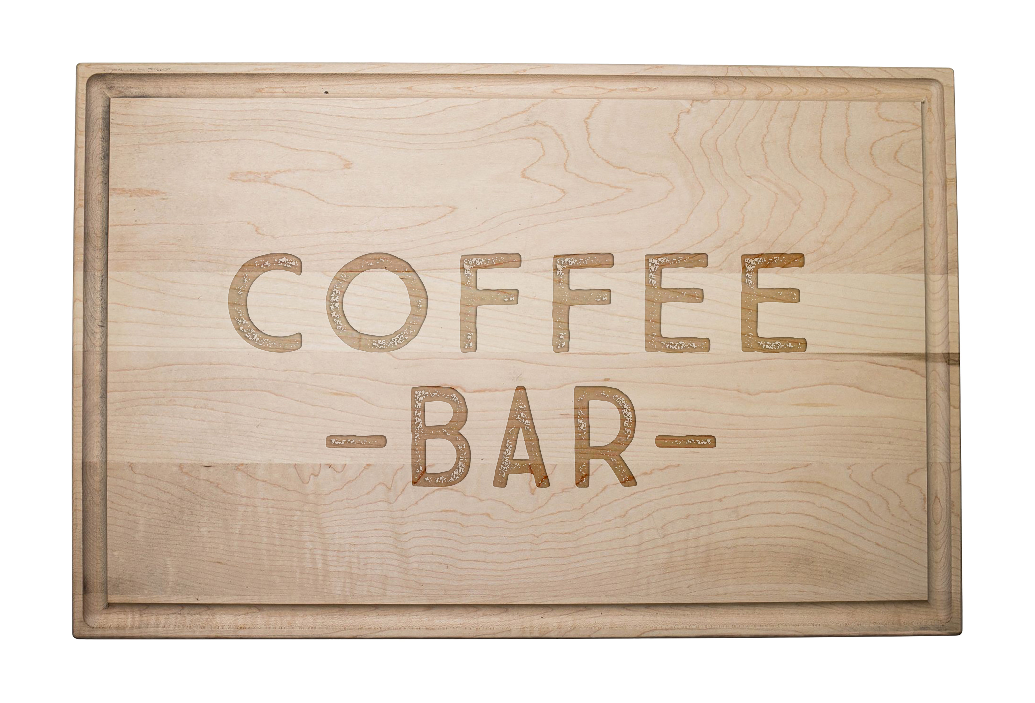 Designs Direct Creative Group Coffee Bar Cutting Board | Wayfair