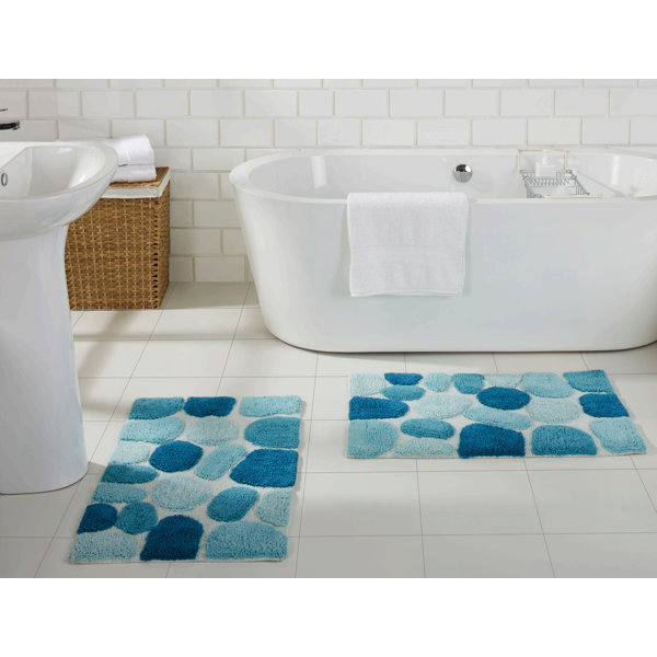 Ebern Designs Creline Cotton Bath Rug & Reviews | Wayfair