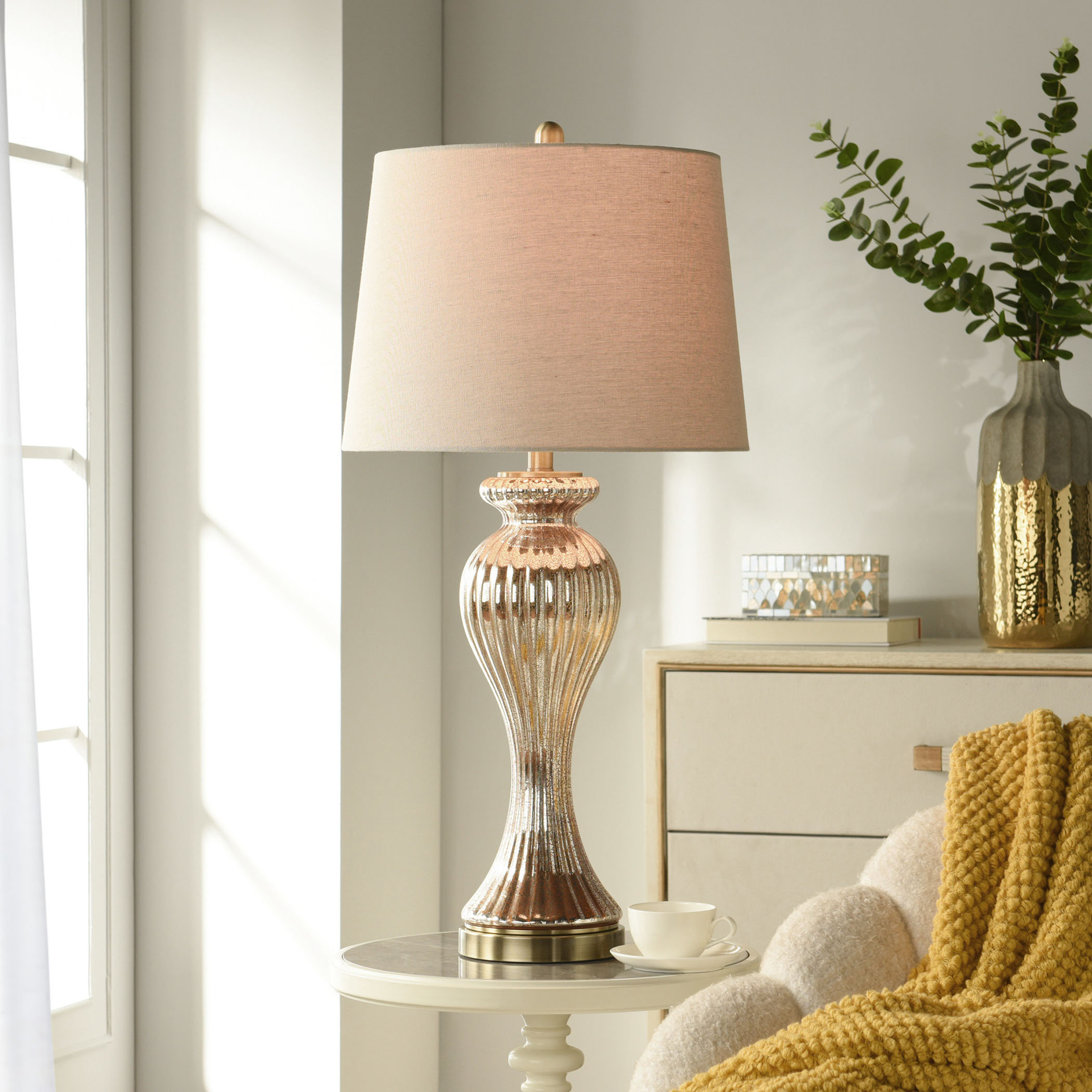 Alcott Hill® Briscoe 32" Brass Table Lamp & Reviews - Wayfair Canada