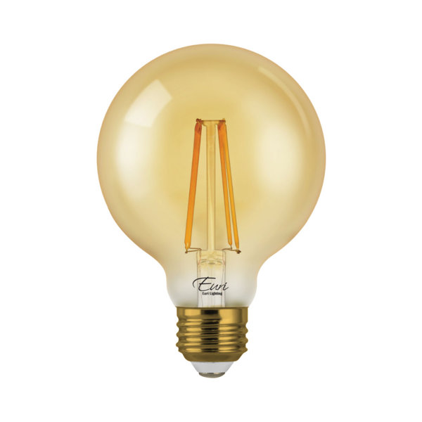 Euri Lighting 7 Watt G25 E26/Medium (Standard) Dimmable 2200K Bulb ...