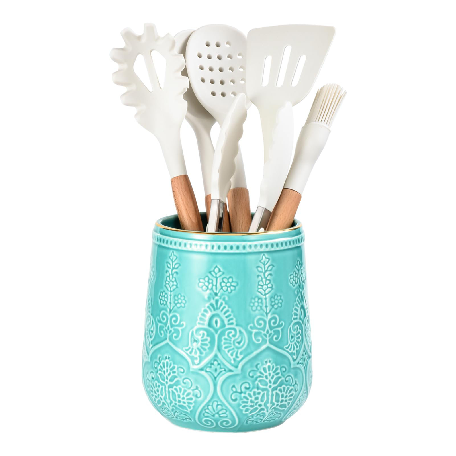 XIXIXIANGRONGAA Utensil Holder, Large Utensil Holder For Kitchen ...
