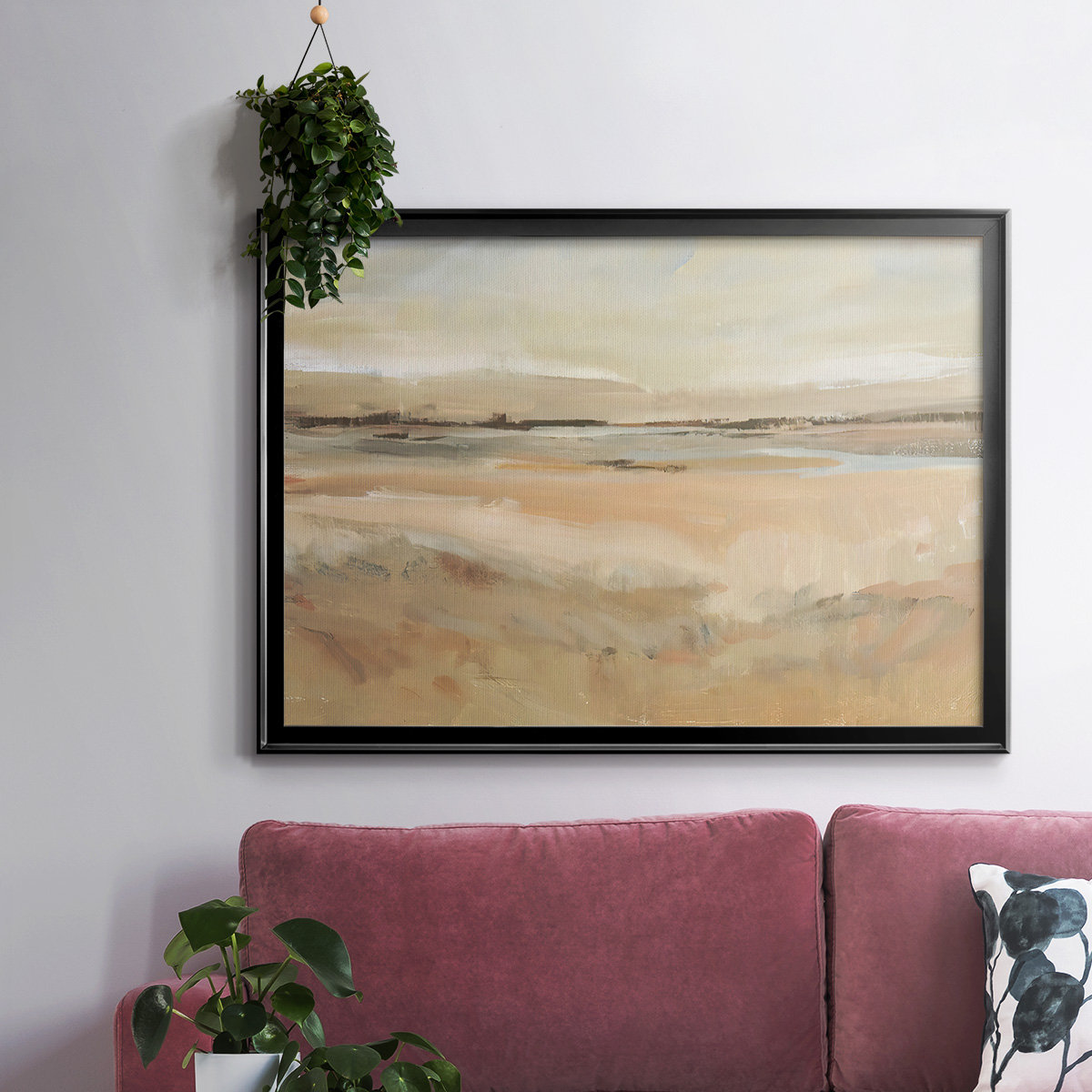 Wrought Studio™ Earth Tone Landscape II-Framed Gallery Wrapped Canvas ...