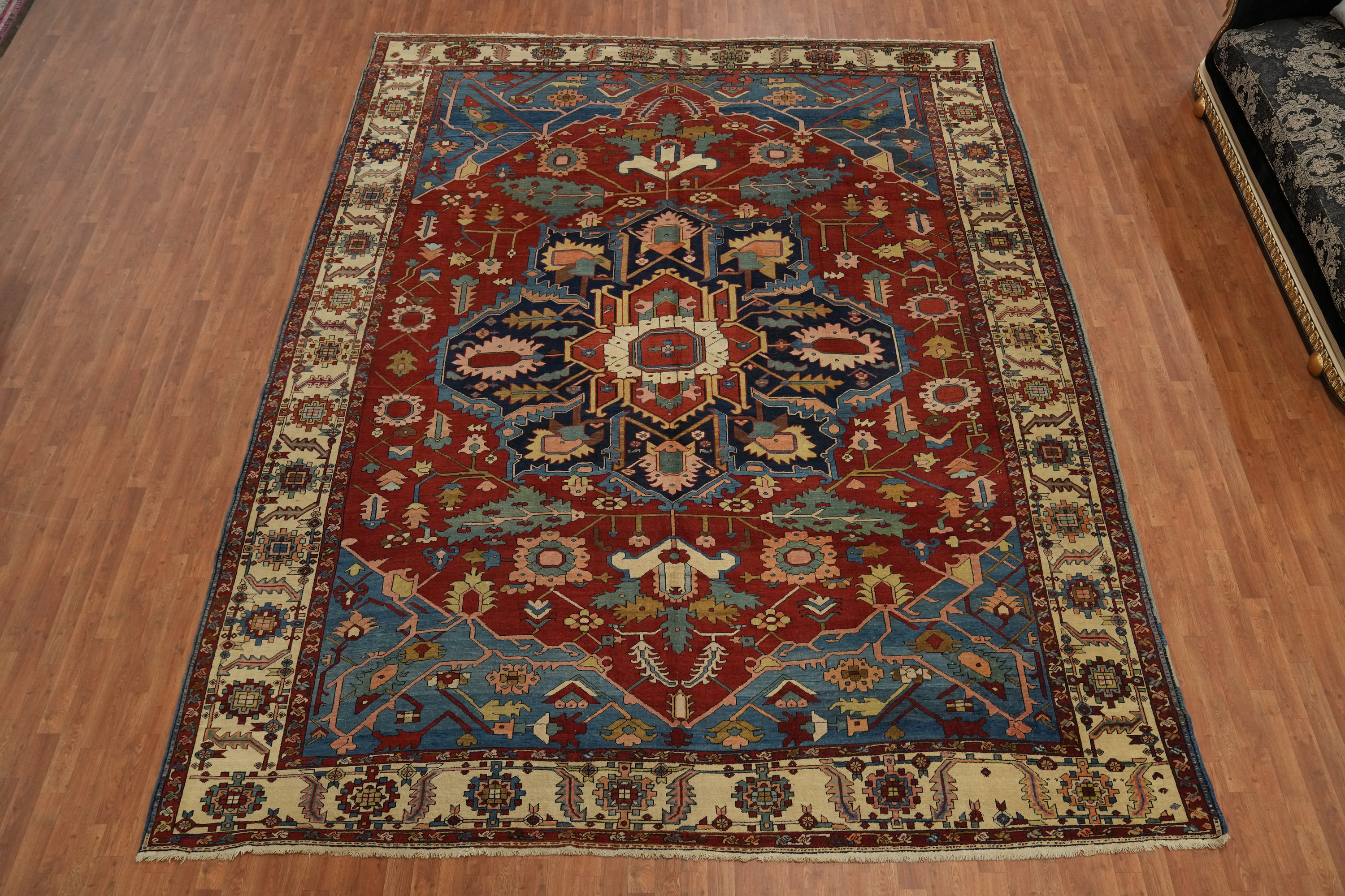 Rug Source Outlet Pre-1900 Vegetable Dye Traditional Large Rug 11x14 ...