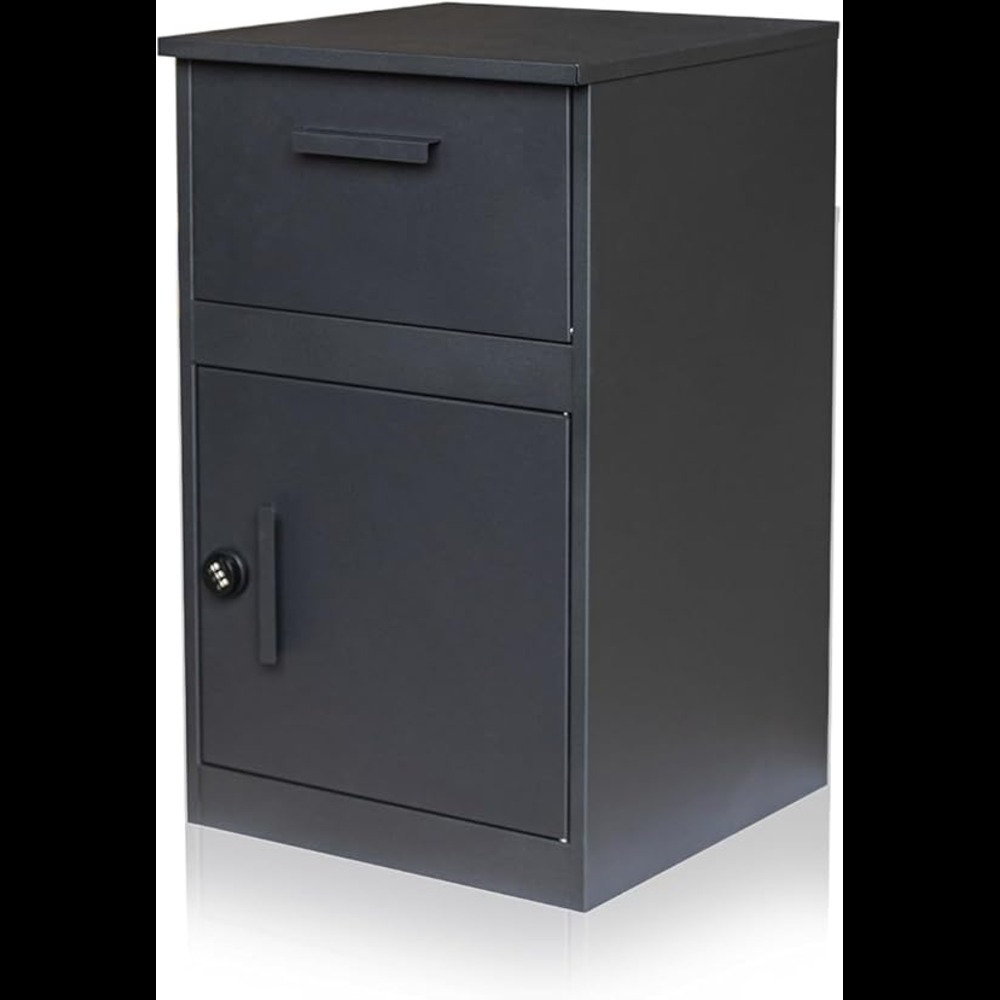 Invenitiah Package Delivery Boxes For Outside, Large Parcel Mailbox ...