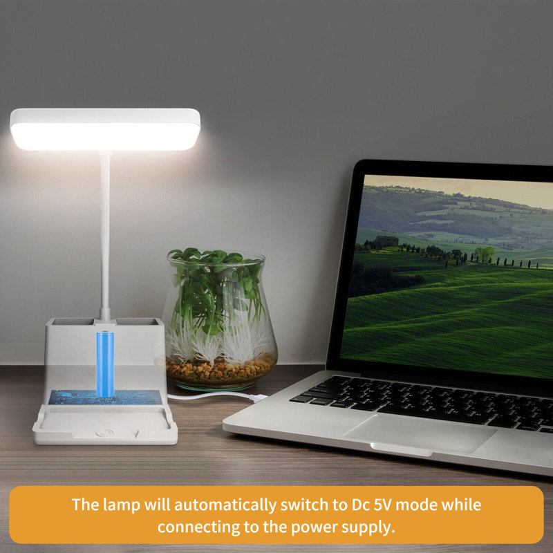 Ebern Designs Carrabotta Adjustable USB Desk Lamp "& Reviews" | Wayfair