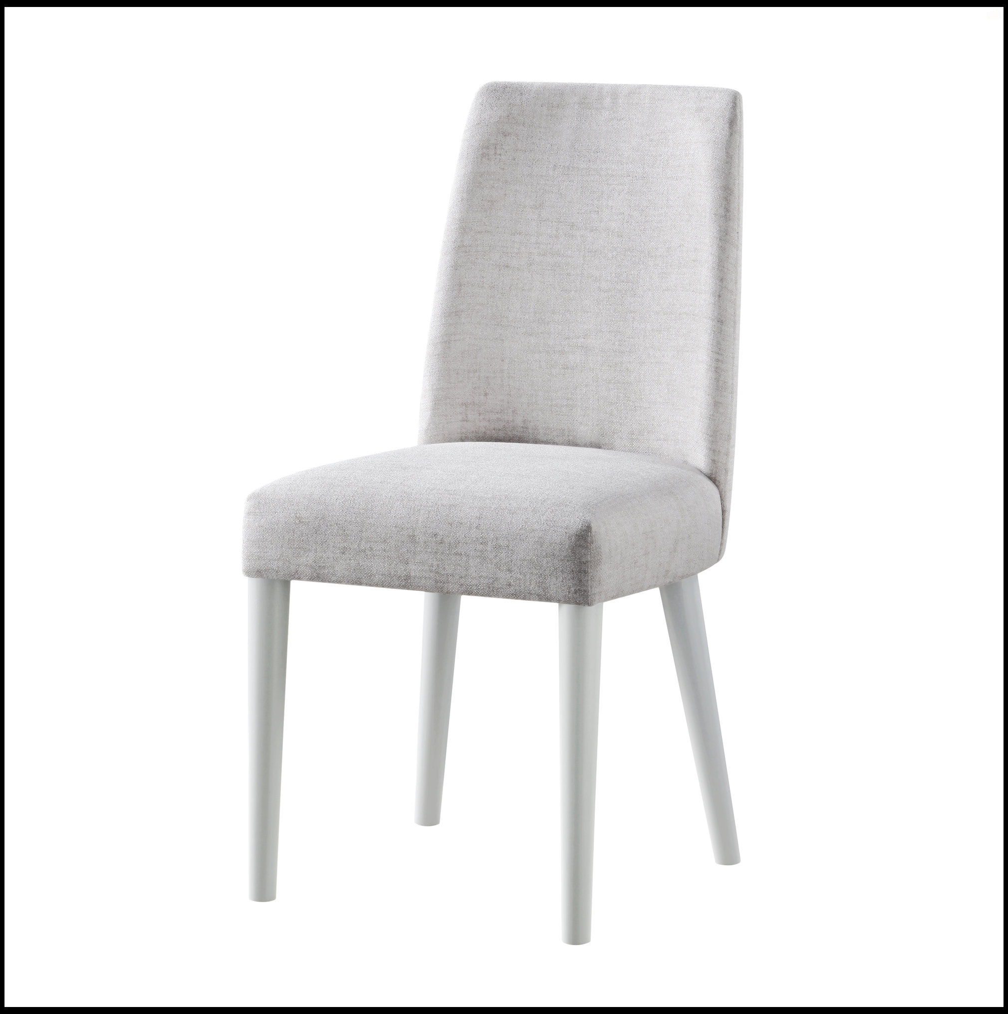 George Oliver Taylor Chair With Legs And Gray Fabric | Wayfair