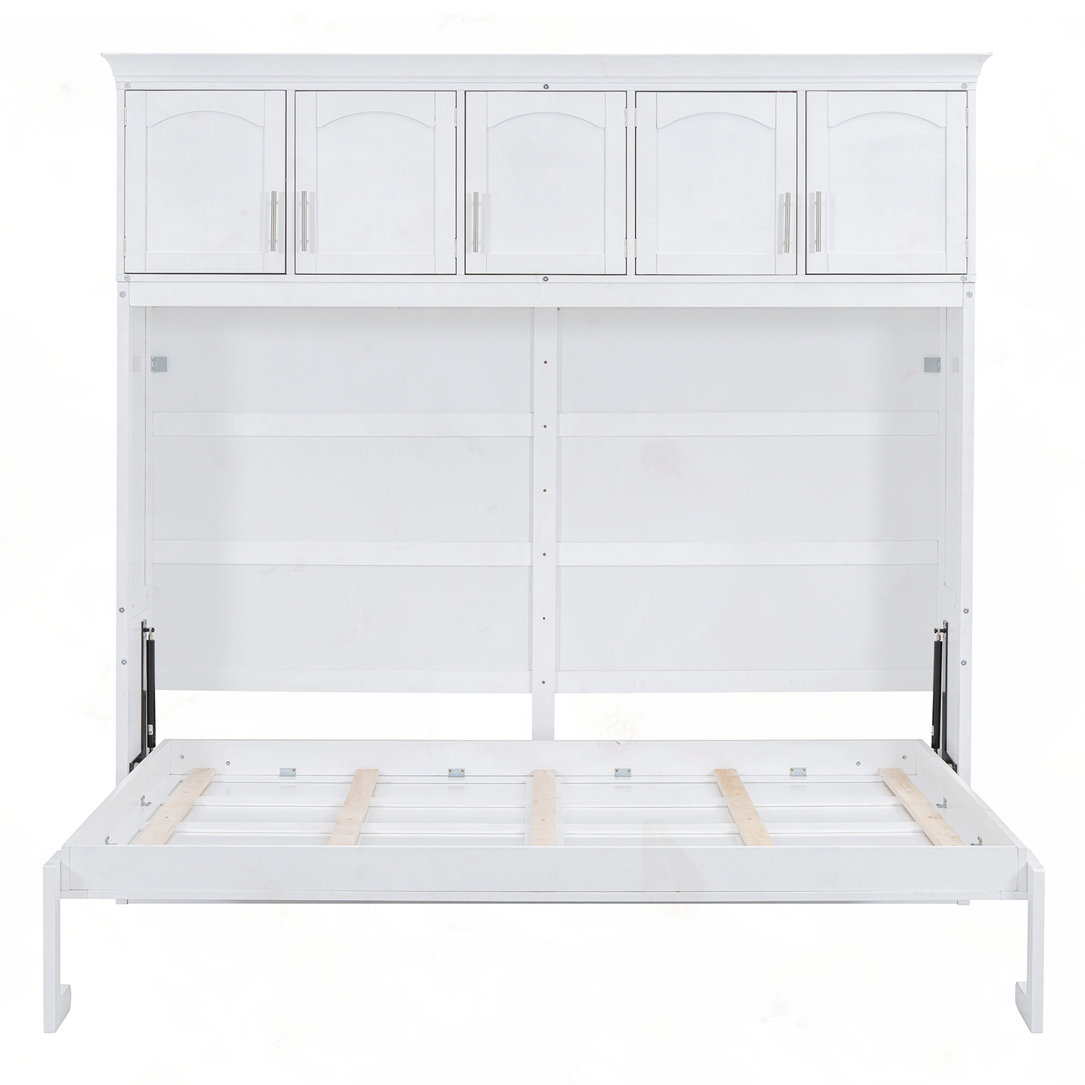 Red Barrel Studio® Exceptional Murphy Bed Wall Bed with Integrated Top ...