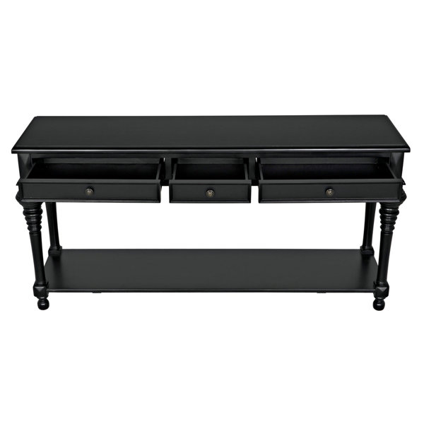 Noir Colonial Console Table | Wayfair