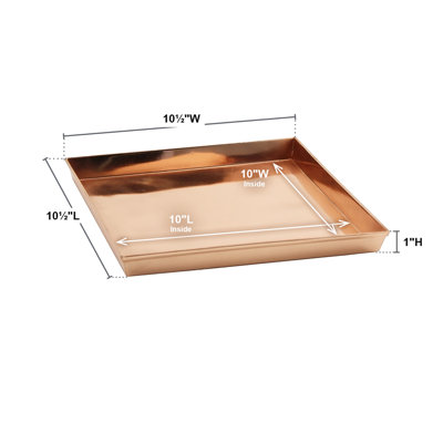 Ivy Bronx Metal Tray & Reviews | Wayfair