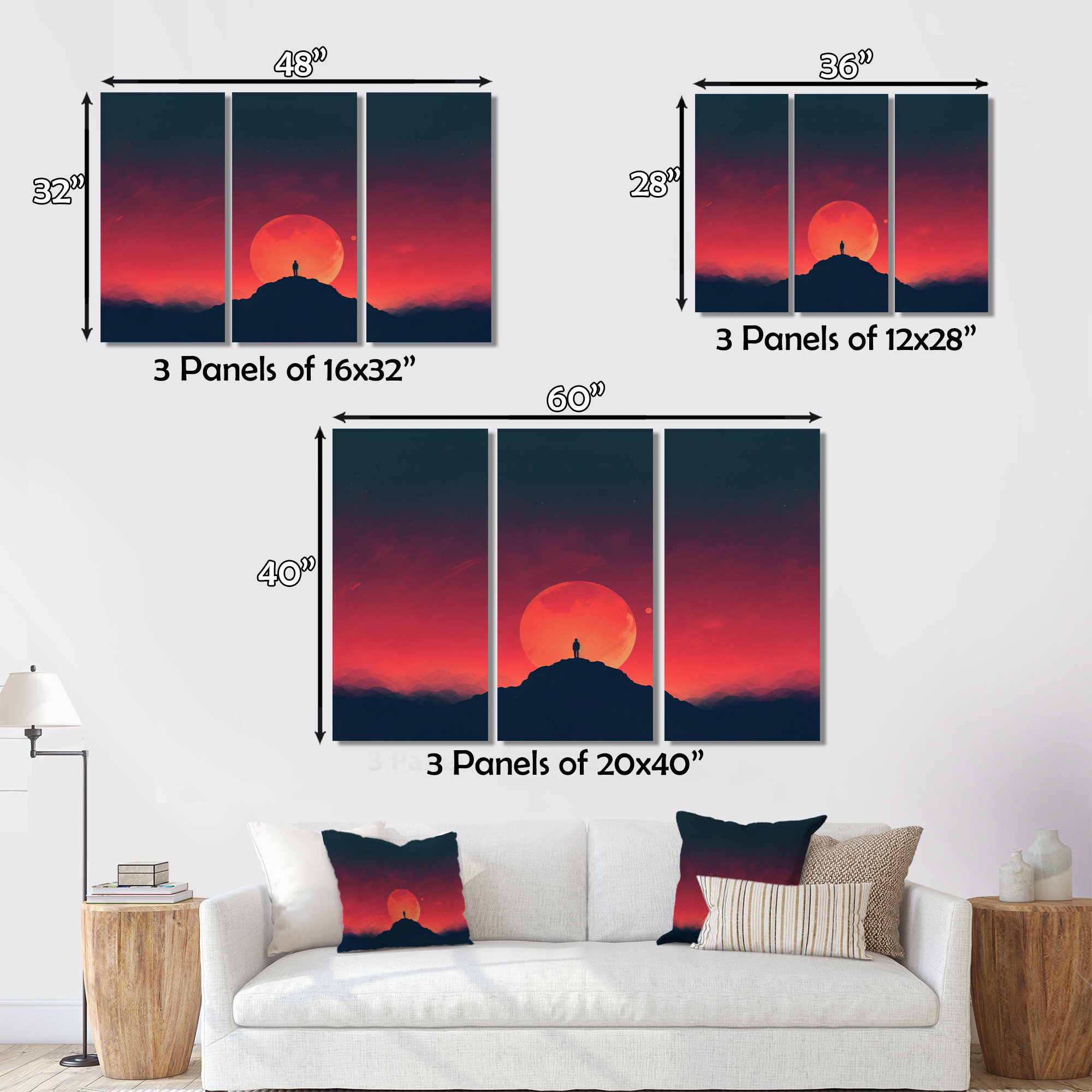 Ebern Designs Minimalism Alpine Beauty III - Landscapes Wall Decor Set ...
