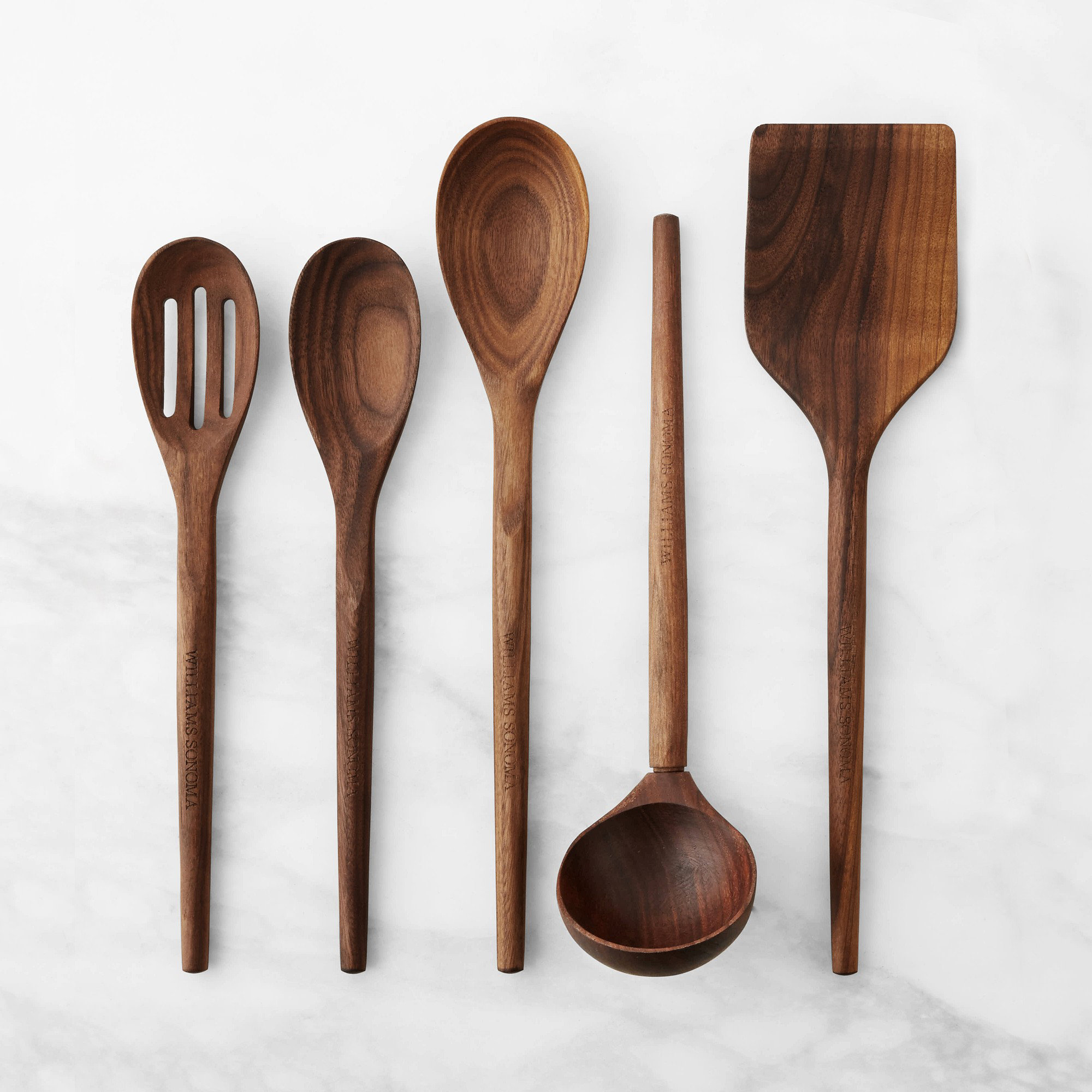 Cutlery Home Walnut Essential Utensils, Set Of 5 - Wayfair Canada