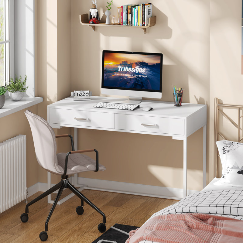 Wrought Studio™ Clausell Desk & Reviews | Wayfair