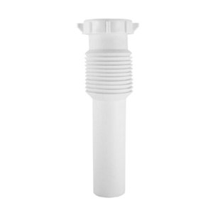 Highcraft Flexible Tube 1-1/4" Expandable Drain Pipe Extension Tube ...