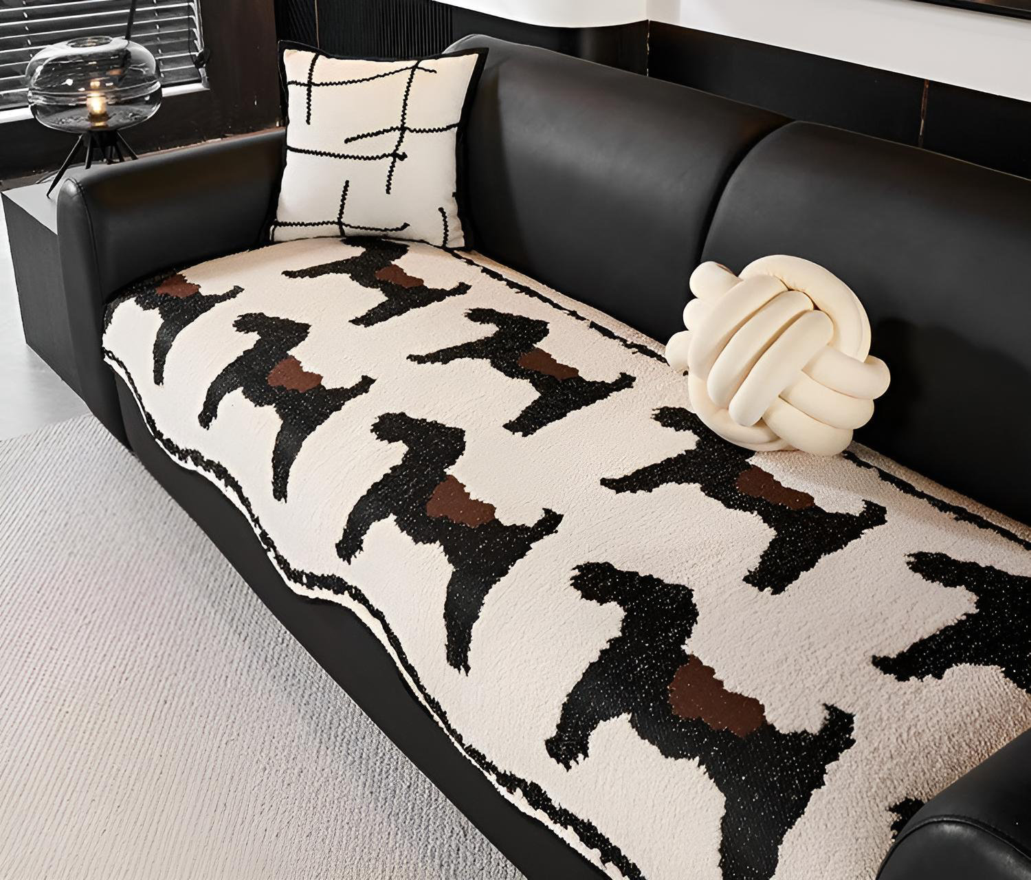 Rebrilliant Snow Neil Material Sofa Seat Cushion, Straight Design, Non ...