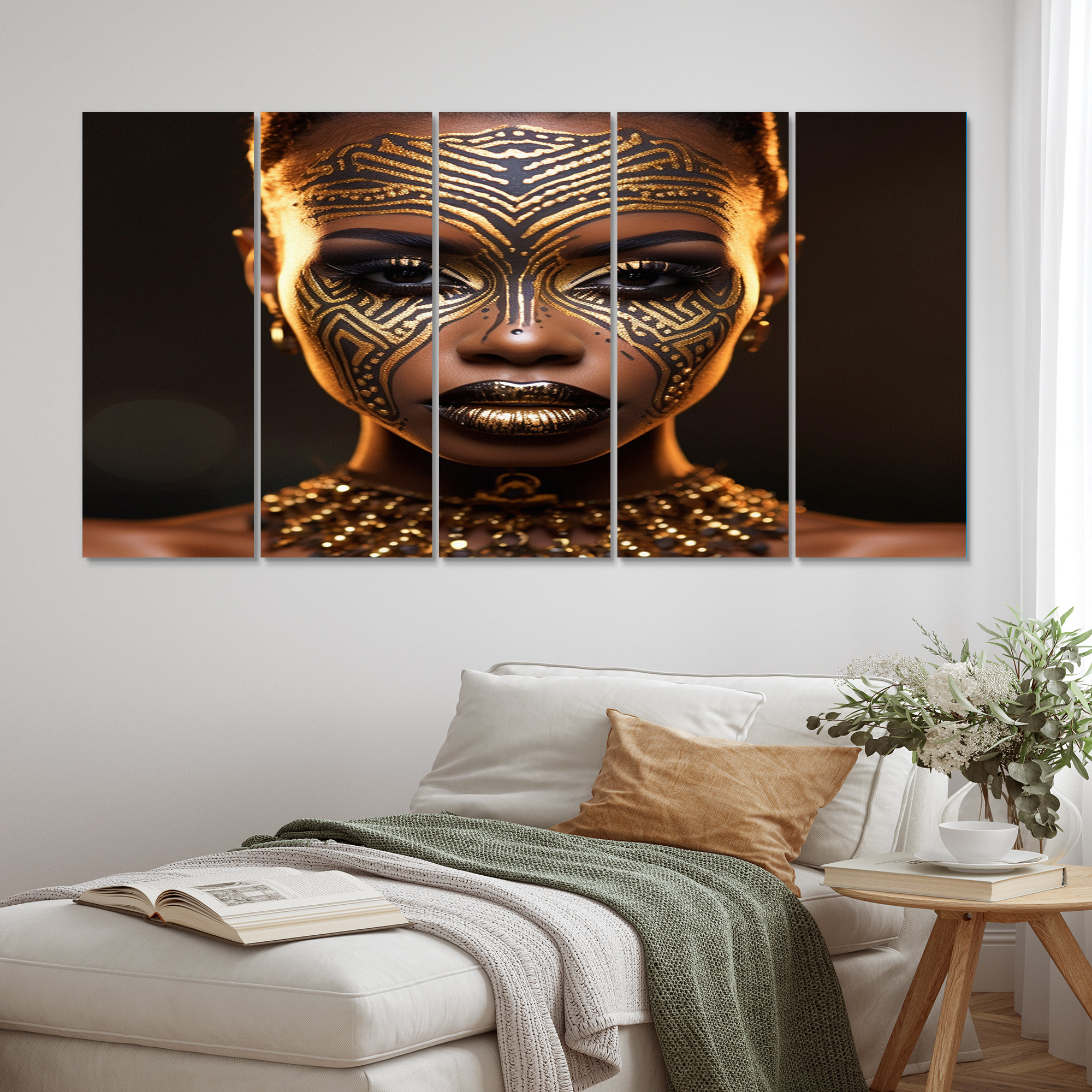 Winston Porter Tribal Glam Portrait Of Gorgeous African Queen - Boho ...