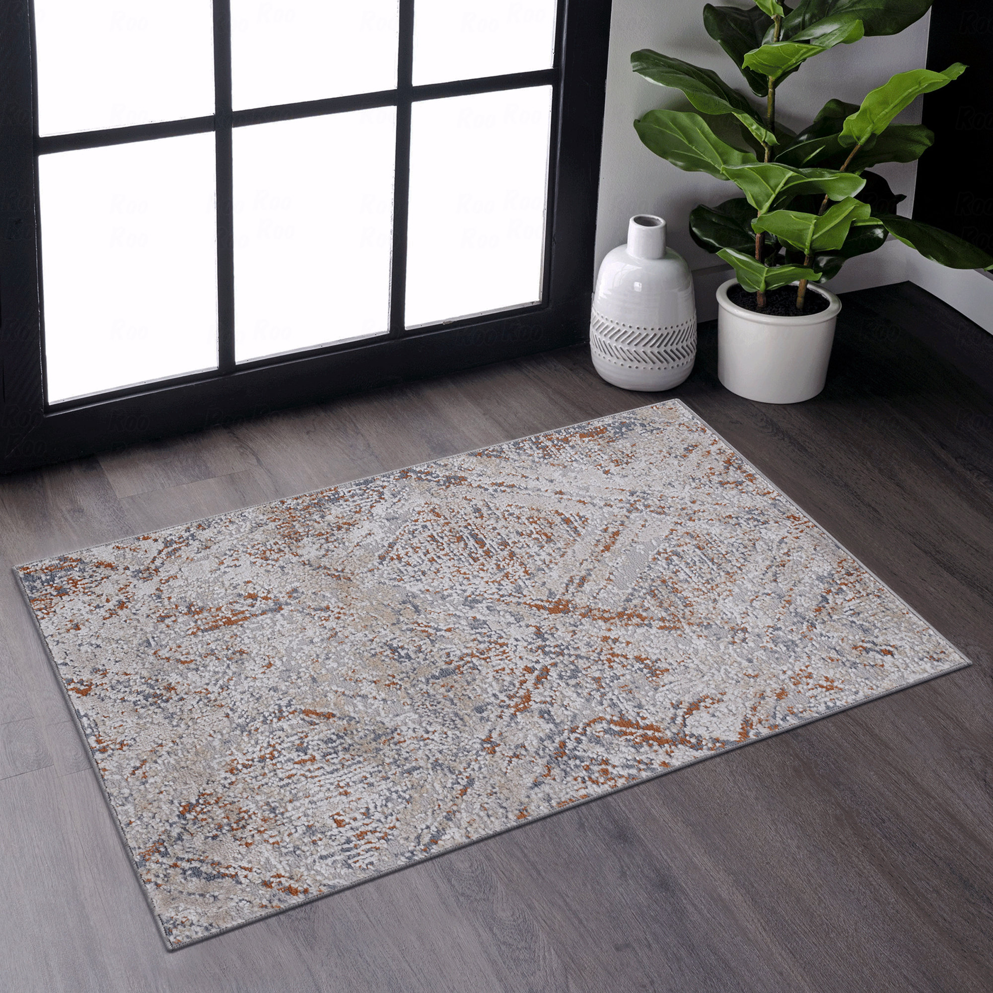 Ebern Designs 6' X 9' Geometric Area Rug | Wayfair