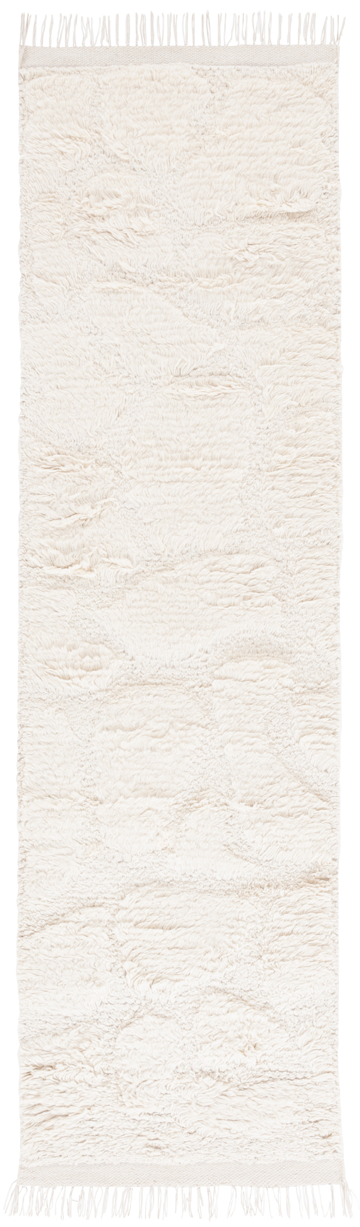Joss & Main Azreal Solid Color Handmade Wool/Cotton Area Rug in Ivory ...
