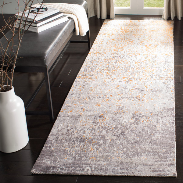 Bungalow Rose Stamant Hand Tufted Viscose Geometric Rug | Wayfair