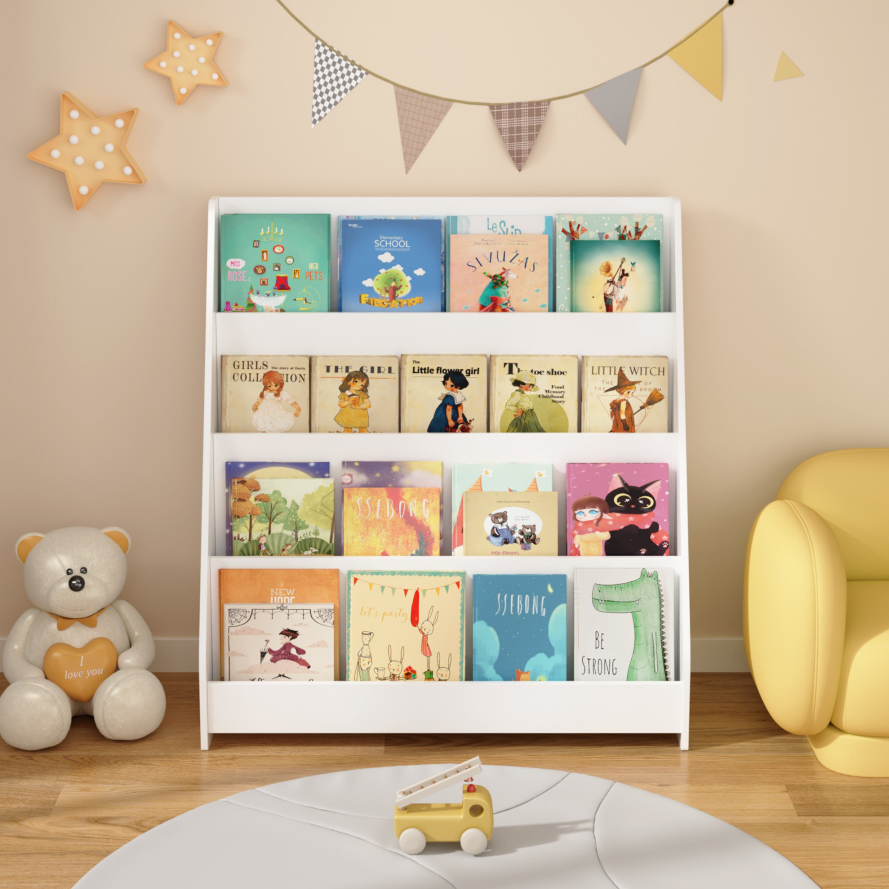Harriet Bee Toddler Book Display Shelves | Wayfair